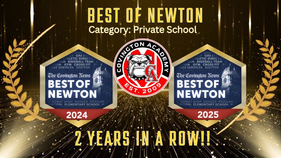 Covington Academy Wins "Best of Newton" Award – Second Year in a Row ...